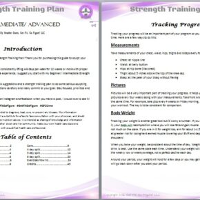 Diet & Beginner/ Intermediate Strength Training Plan Bundle (e-book ...